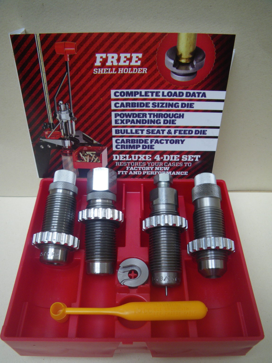 Jeux d’outils (4) Lee Precision Deluxe Calibre 9×19 (90963) – Armurerie ...