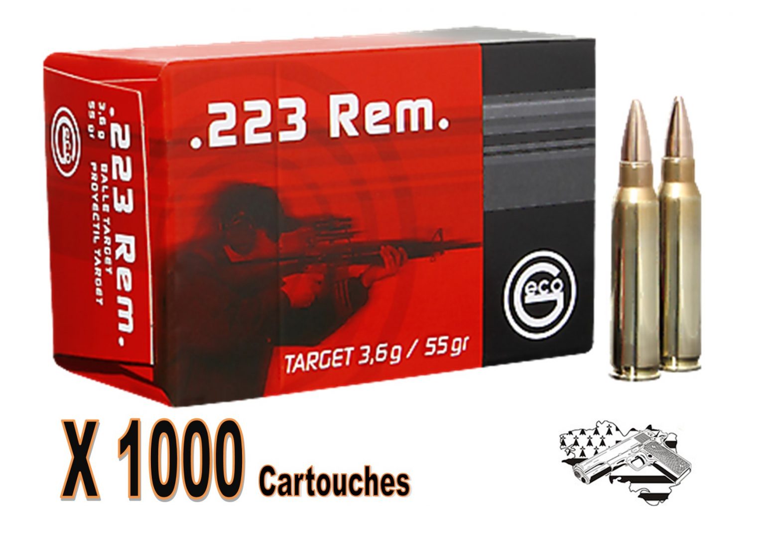 cal 223 rem (5,56×45 OTAN) – Armurerie Douillet