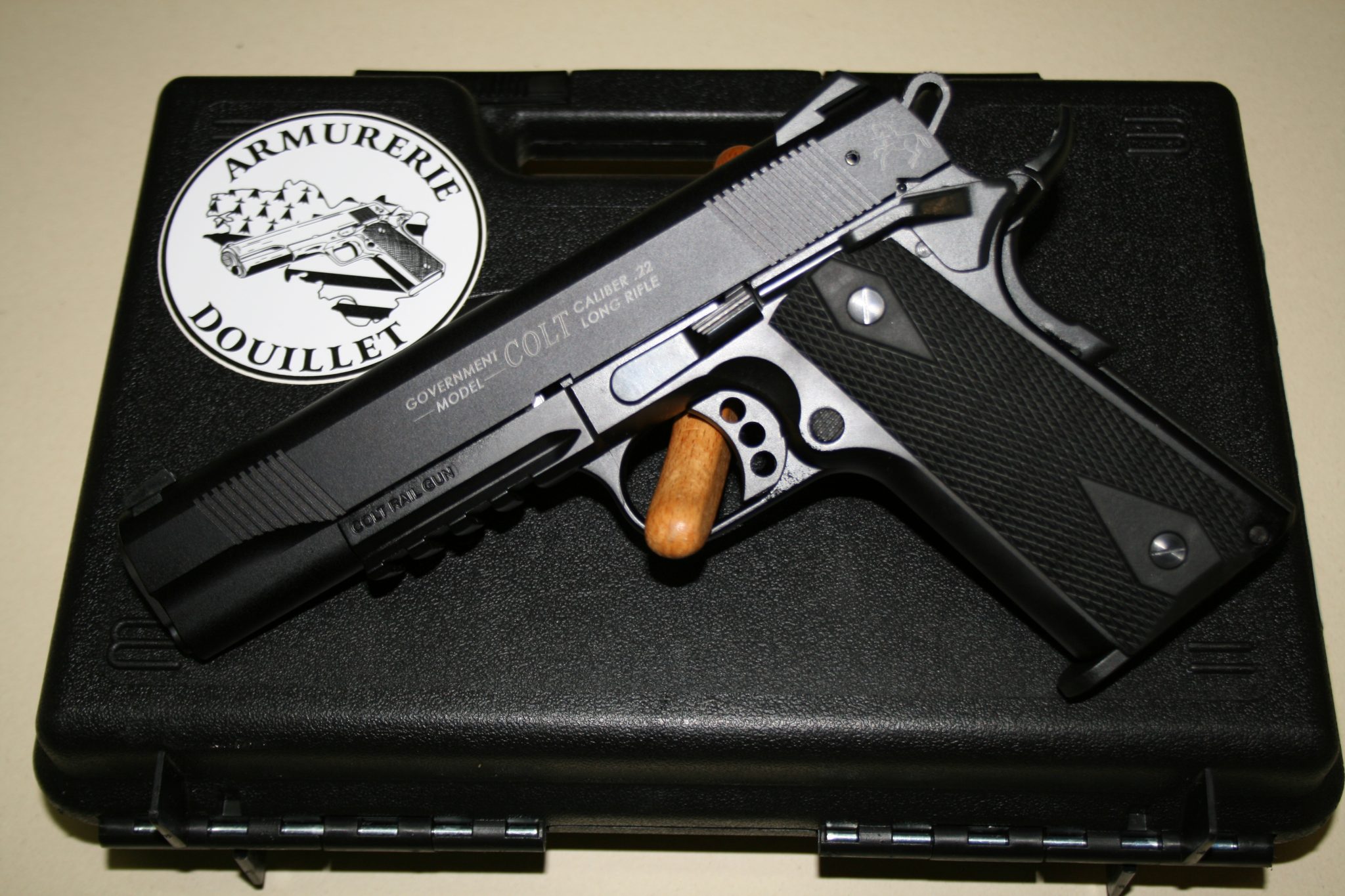 Pistolet COLT 1911 RAIL GUN 22LR – Armurerie Douillet