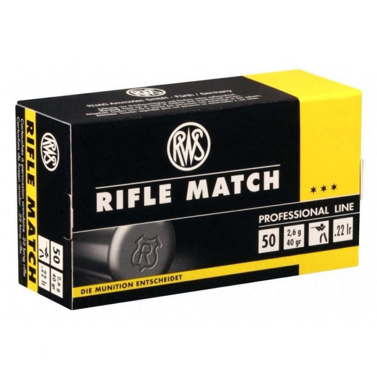 Munition RWS R50 .22Lr x50 – Armurerie Douillet