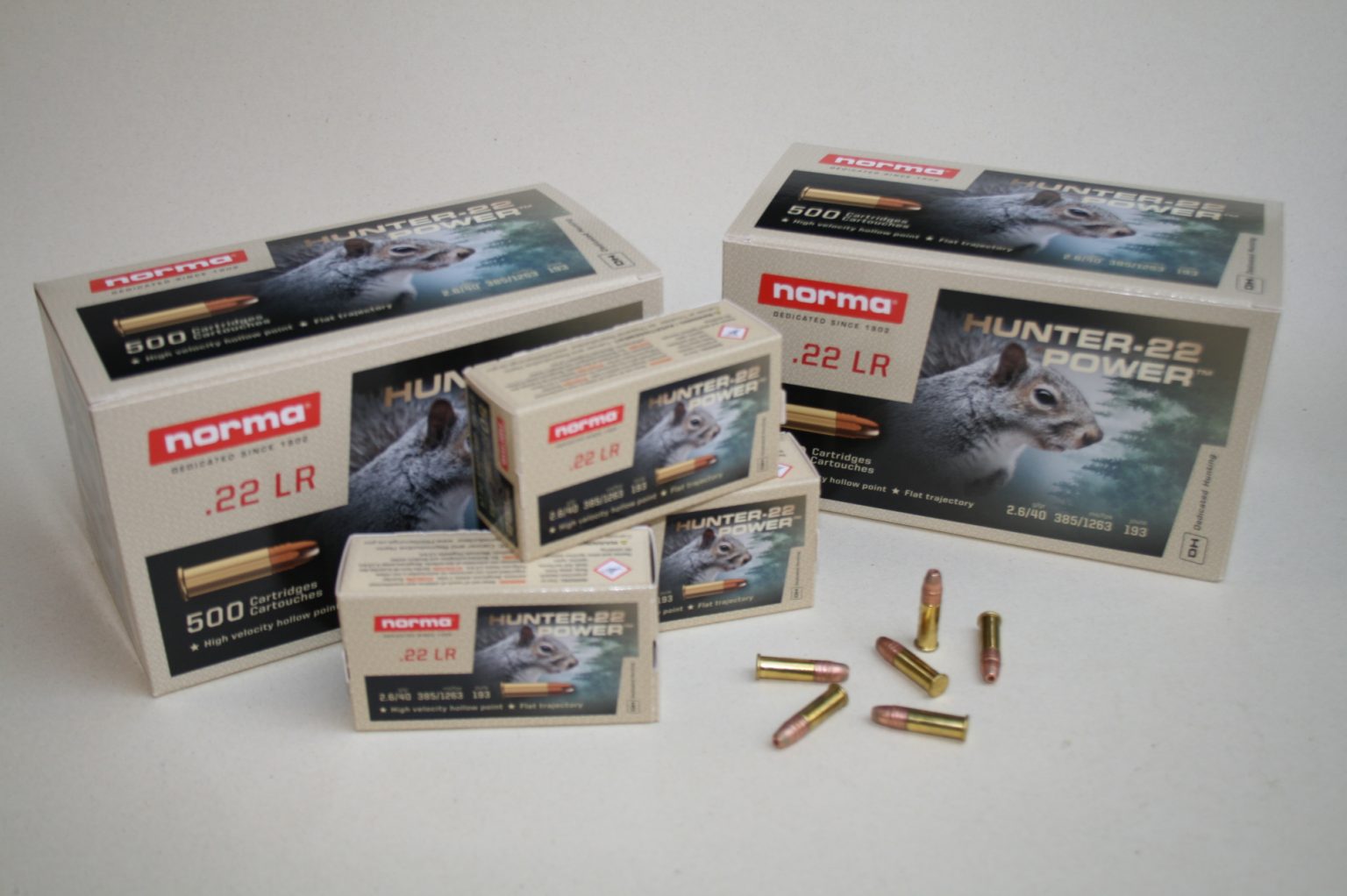 Munitions NORMA Hunter .22 Power par 500 – Armurerie Douillet