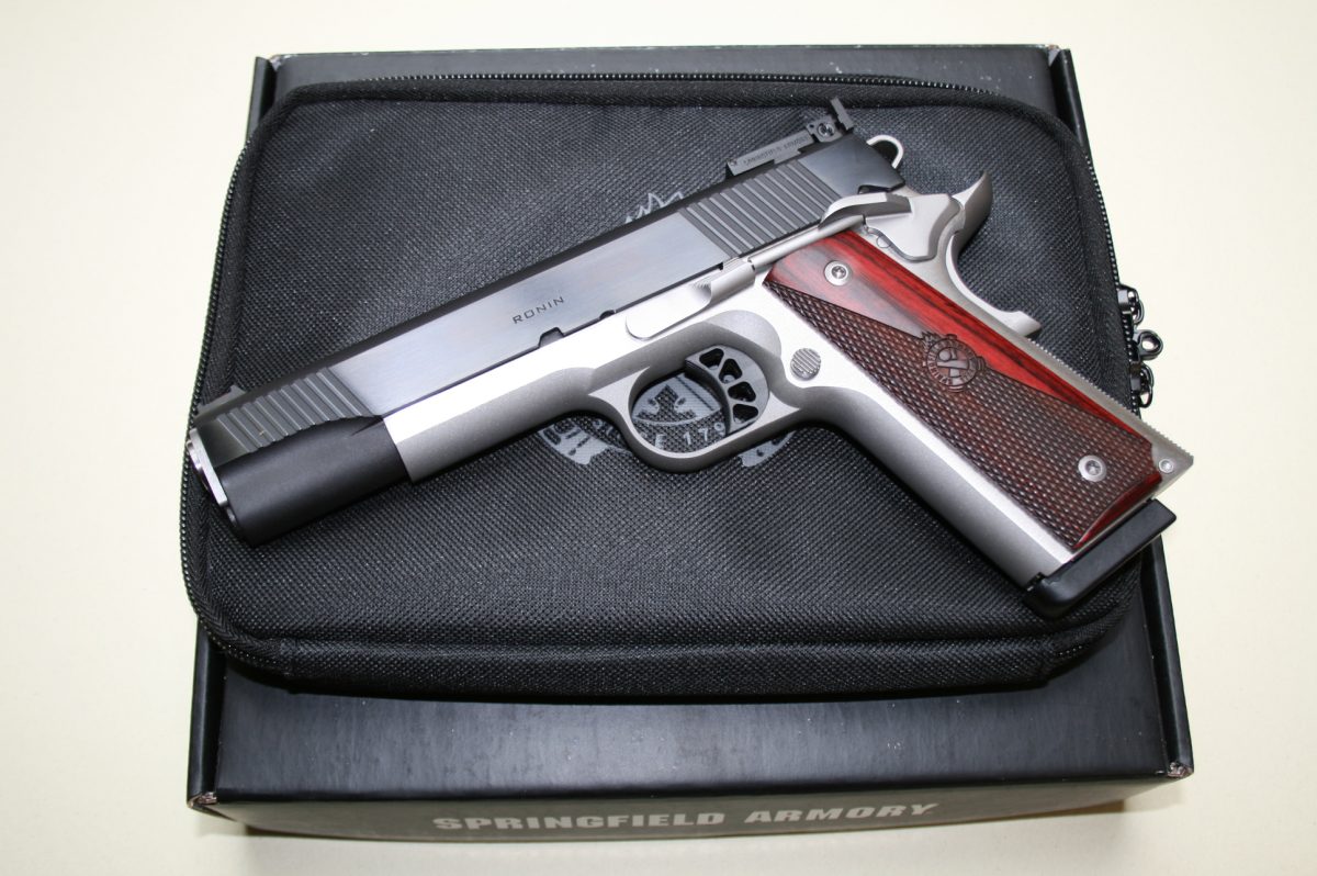 Pistolet SPRINGFIELD Armory 1911 Ronin 5″ cal. 9×19 – Armurerie Douillet