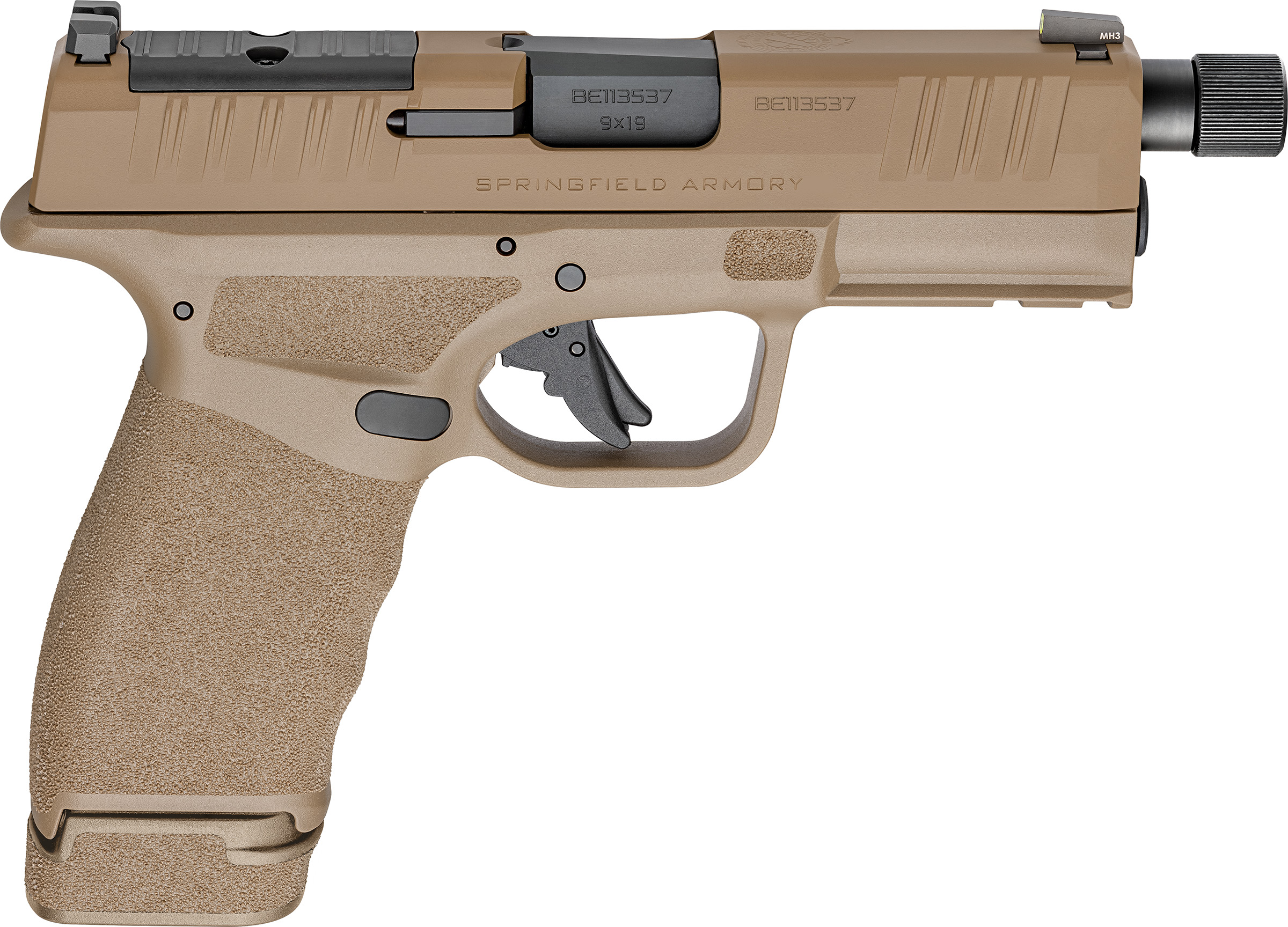 Pistolet Springfield HELLCAT PRO OSP TB 9mm DESERT FDE – Armurerie Douillet
