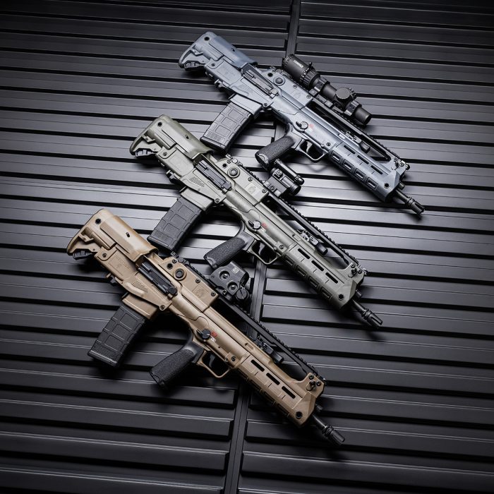 Bullpup Springfield HELLION 16″ cal.223 rem TAN – Armurerie Douillet